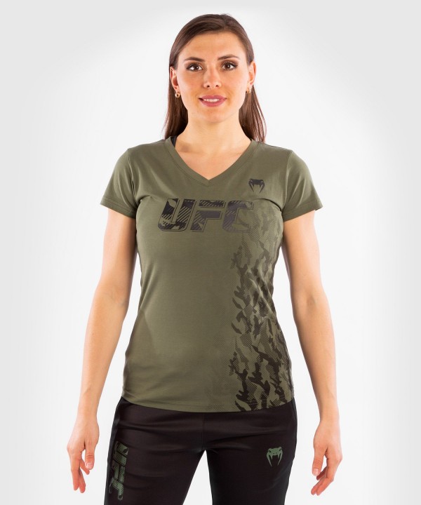 Venum x UFC Authentic Fight Week Ženska Majica KR Khaki L