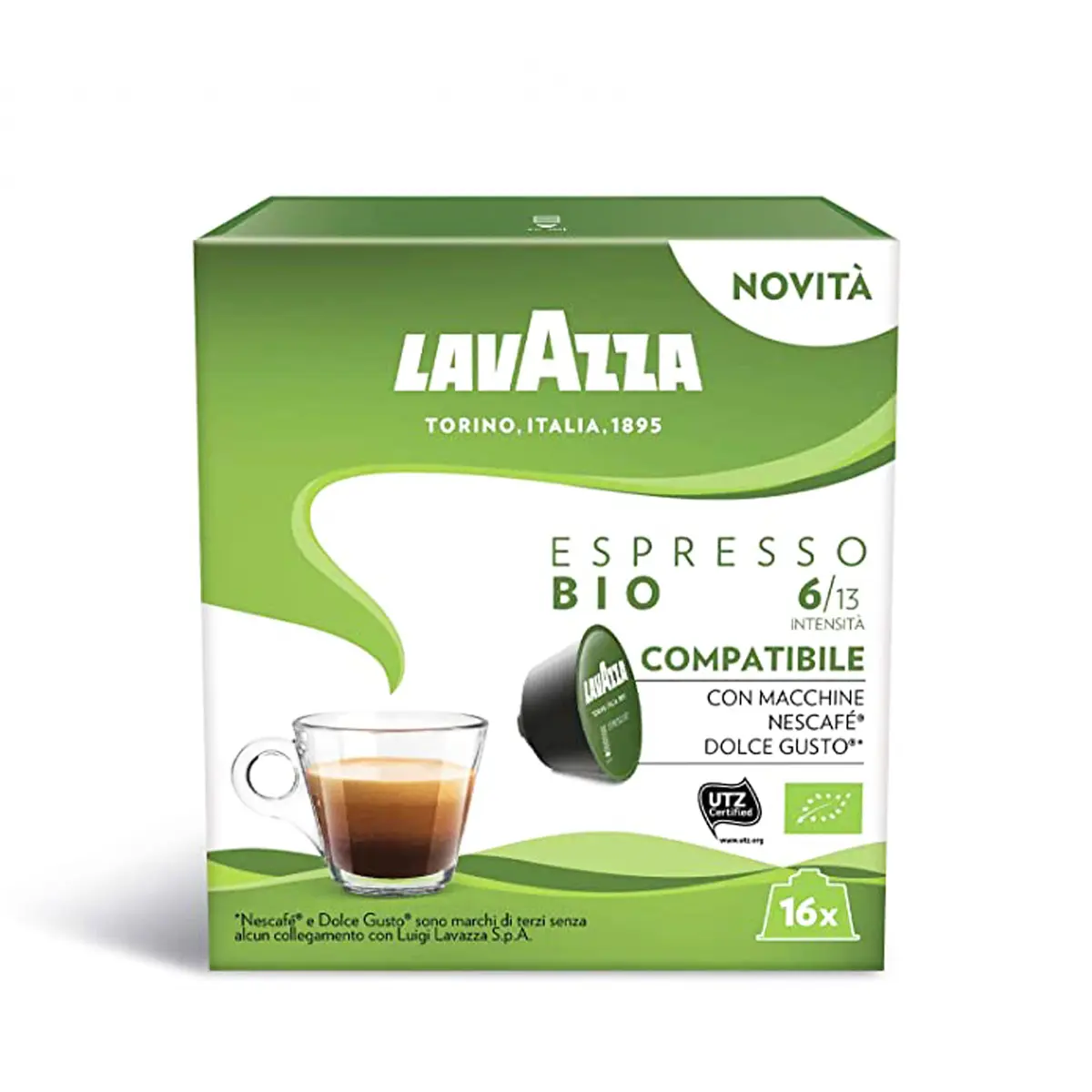 LAVAZZA Kapsule Dolce Gusto Compatibile - Bio, 16 komada