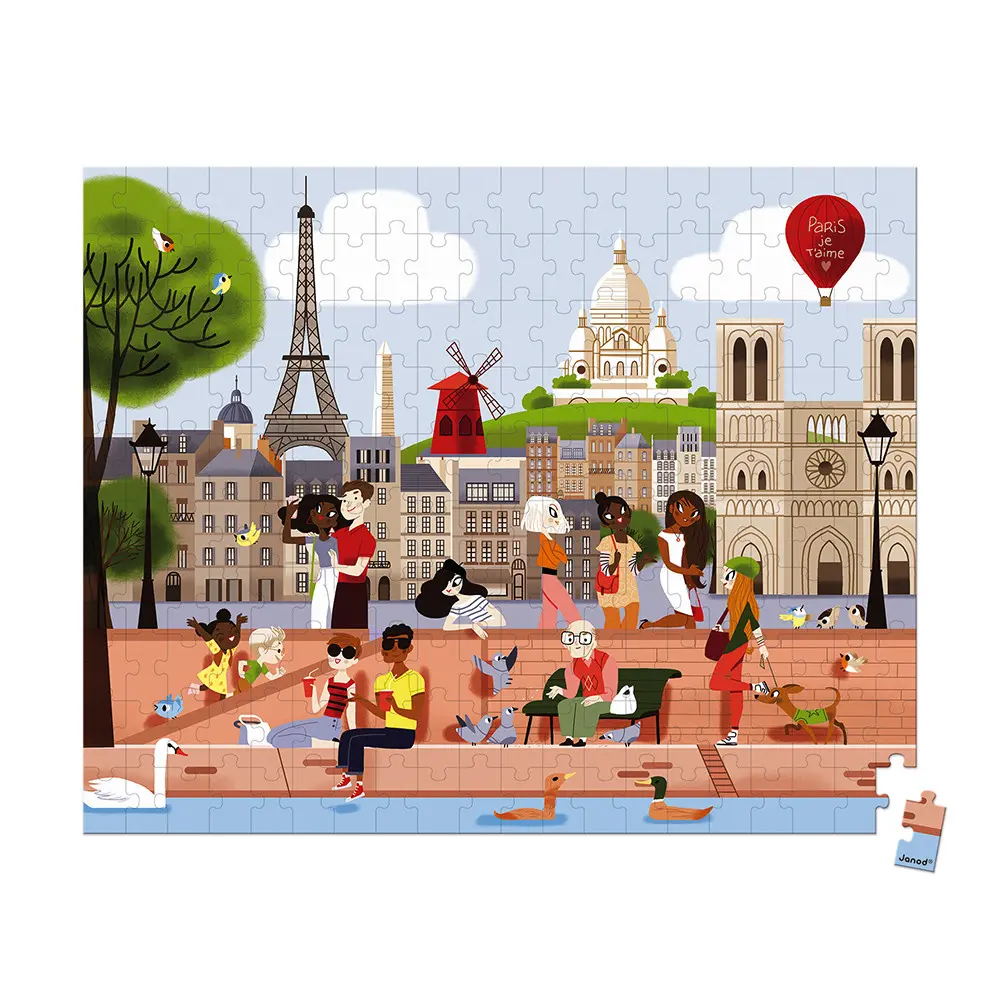 JANOD Kartonske puzzle Pariz