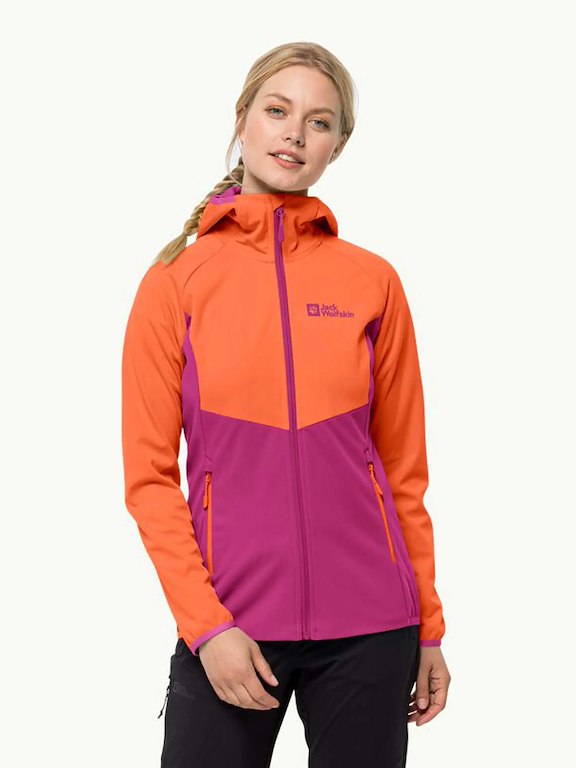 JACK WOLFSKIN Ženska jakna Go Hike Softshell JW-1306862 šarena