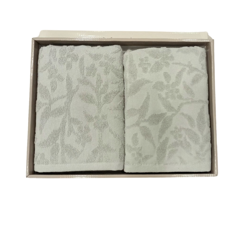 Peškir FLOWER SET 2/1 - 50x90 + 70x140 - Mint green