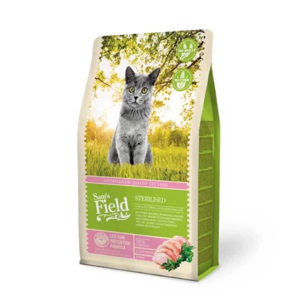 Sam's Field hrana za mačke Adult - Sterilized 2.5kg