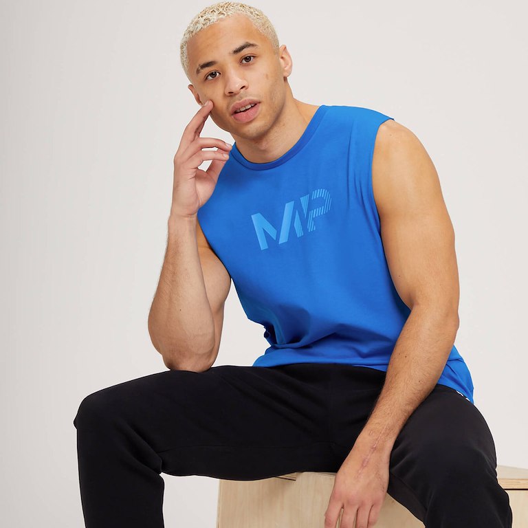 MP Men's Fade Graphic Tank Top - muška majica bez rukava - plava