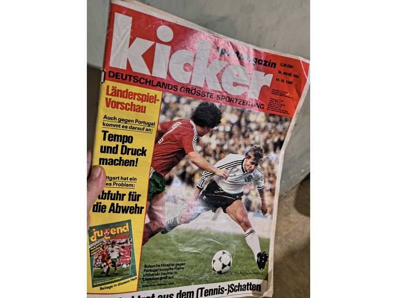 KICKER ČASOPIS IZ 1985 SA PUNO REKLAMA CIGARETA