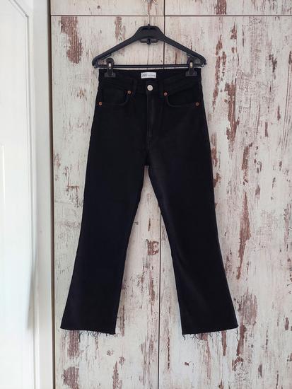 Zara crop flare farmerke