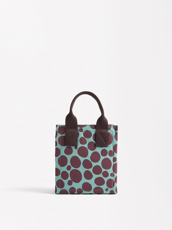 Printed Nylon Tote Bag