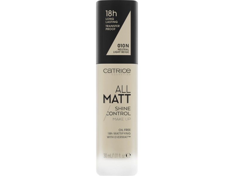 All Matt Shine Control tečni puder – 010 Neutral Light