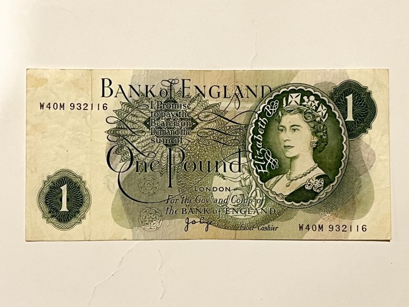 Bank of England One Pound