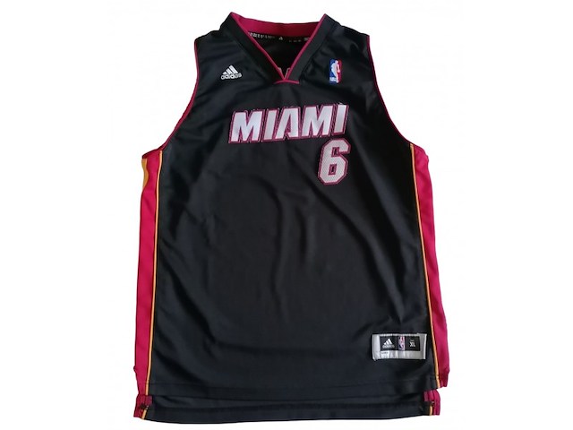 Miami Heat NBA Adidas dres James #6