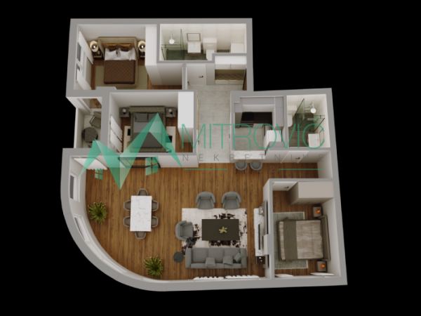 Četvorosoban stan na prodaju, 84m2, 172.445€