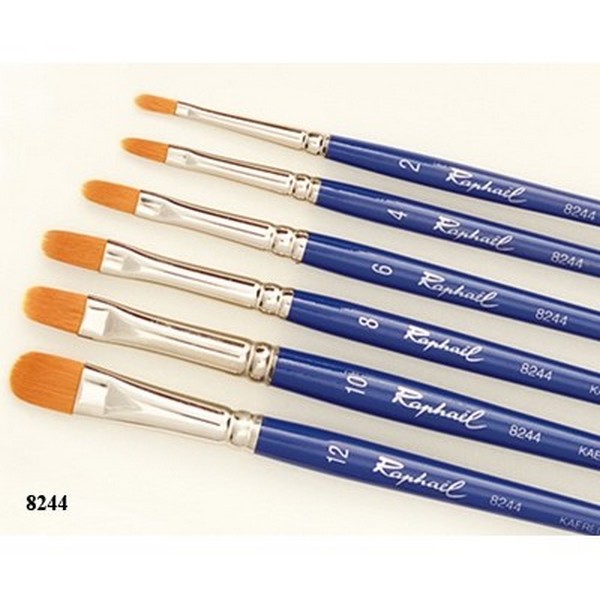 Raphael KAËRELL BLEU FILBERT brush, round shapes - Size 10