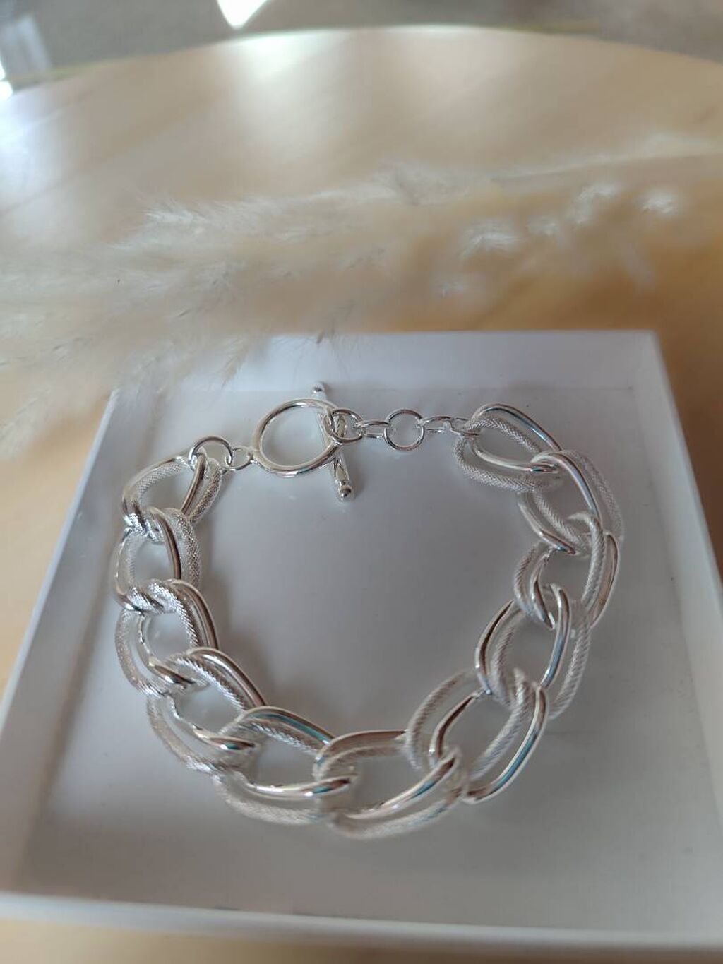 Chain bracelet type, Materijal: Silver accessory