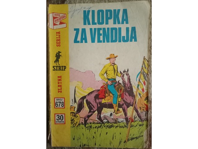 Zlatna serija br. 678 Teks Viler: Klopka za Vendija