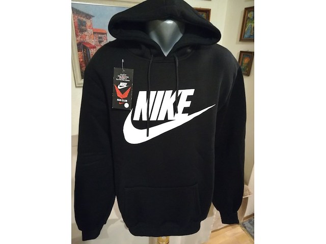 Novi muski duks sa kapuljacom Nike 2XL Debeli Zimski