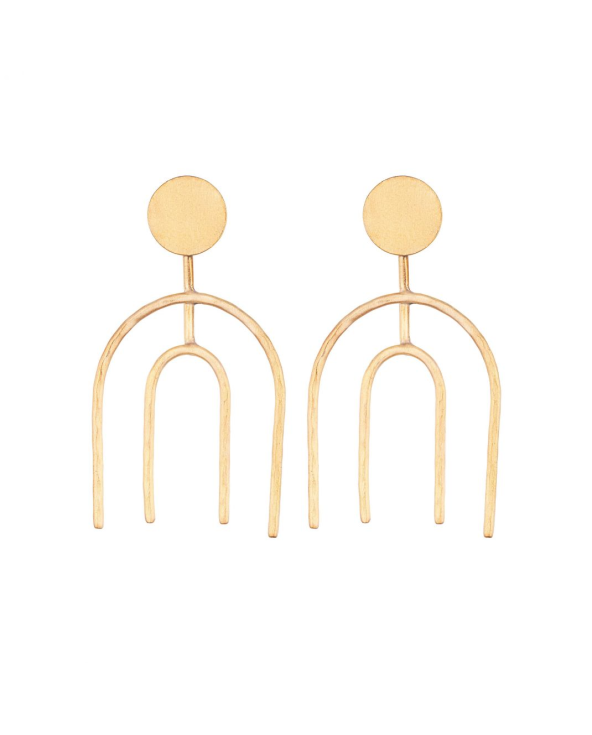 Earrings Kaldera Gold Hipenema