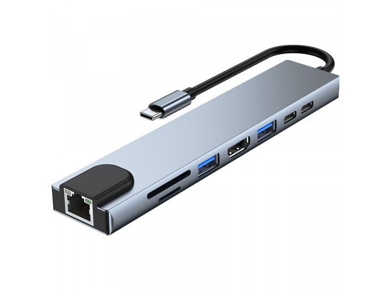 USB C hub - Moye x8 multiport