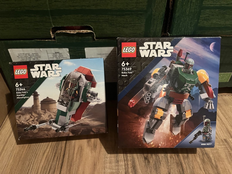 OBA LEGO STAR WARS za 3300 din. 75369 i 75344 Boba Fet