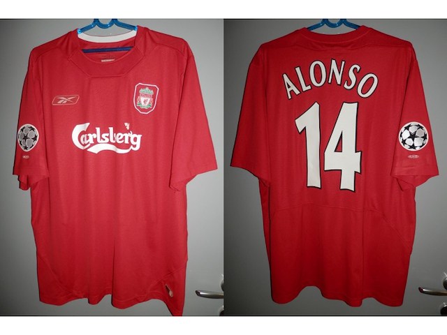 Liverpool dres 2004 Xabi Alonso 14 (Original šop)