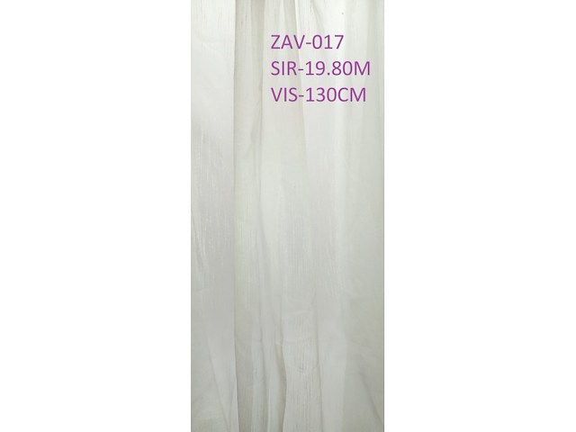 Zavesa 17 Mrezica Sirina - 19m80cm Visina - 130cm