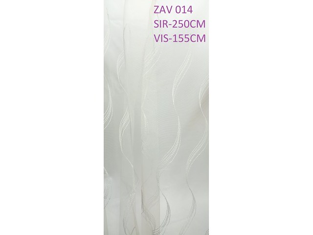 Zavesa 14 Mrezica Sirina - 250cm  Visina - 155cm