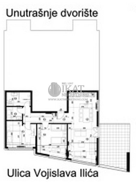 Vračar, Crveni krst 78.01m2 novogradnja + PDV ID#4735 297.413 €