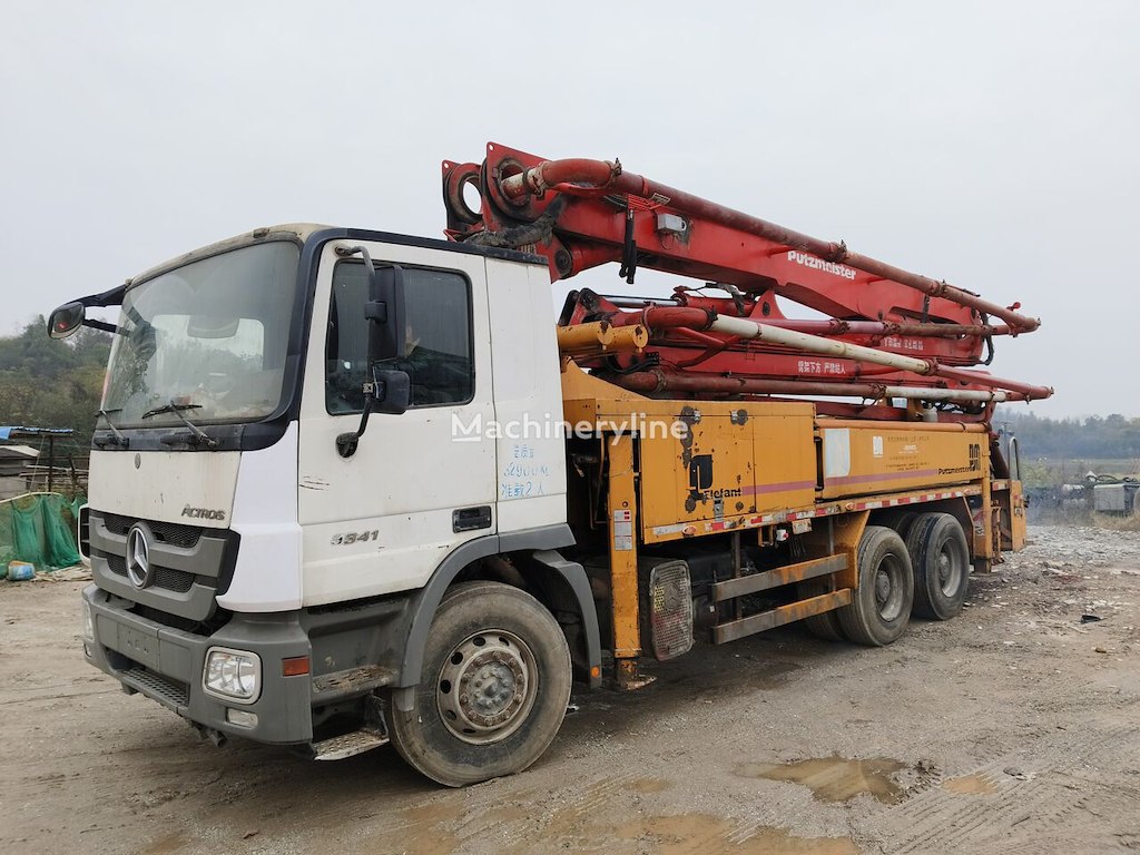 Putzmeister na šasiji Isuzu 38 meters pump car base price for sale pumpa za beton