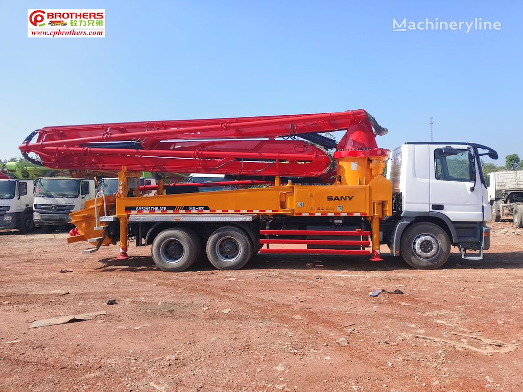 Mercedes-Benz 37 meters concrete pump truck inventory direct sales pumpa za beton