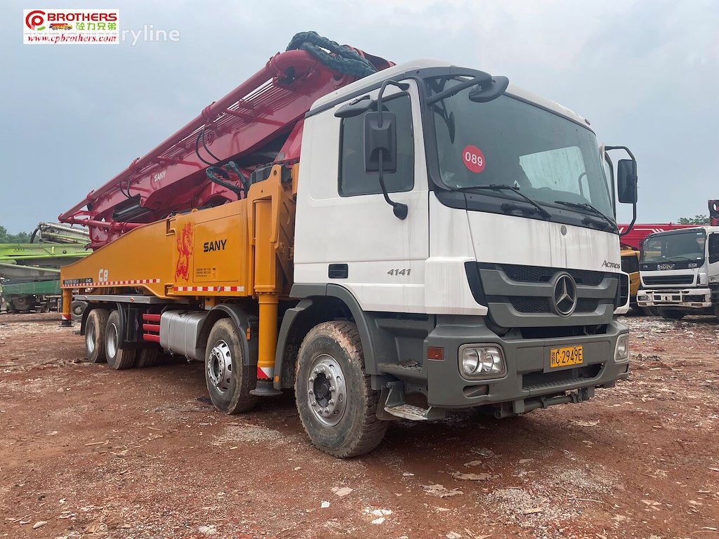 Sany na šasiji Mercedes-Benz 56M Concrete pump truck pumpa za beton