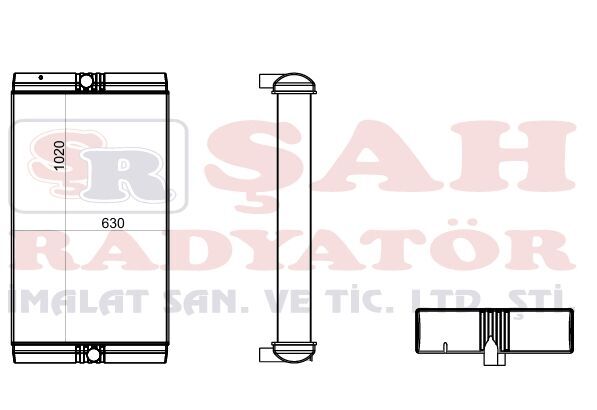 ŞAH - EC460B - OEM VOE14533173 CORE Volvo za bagera