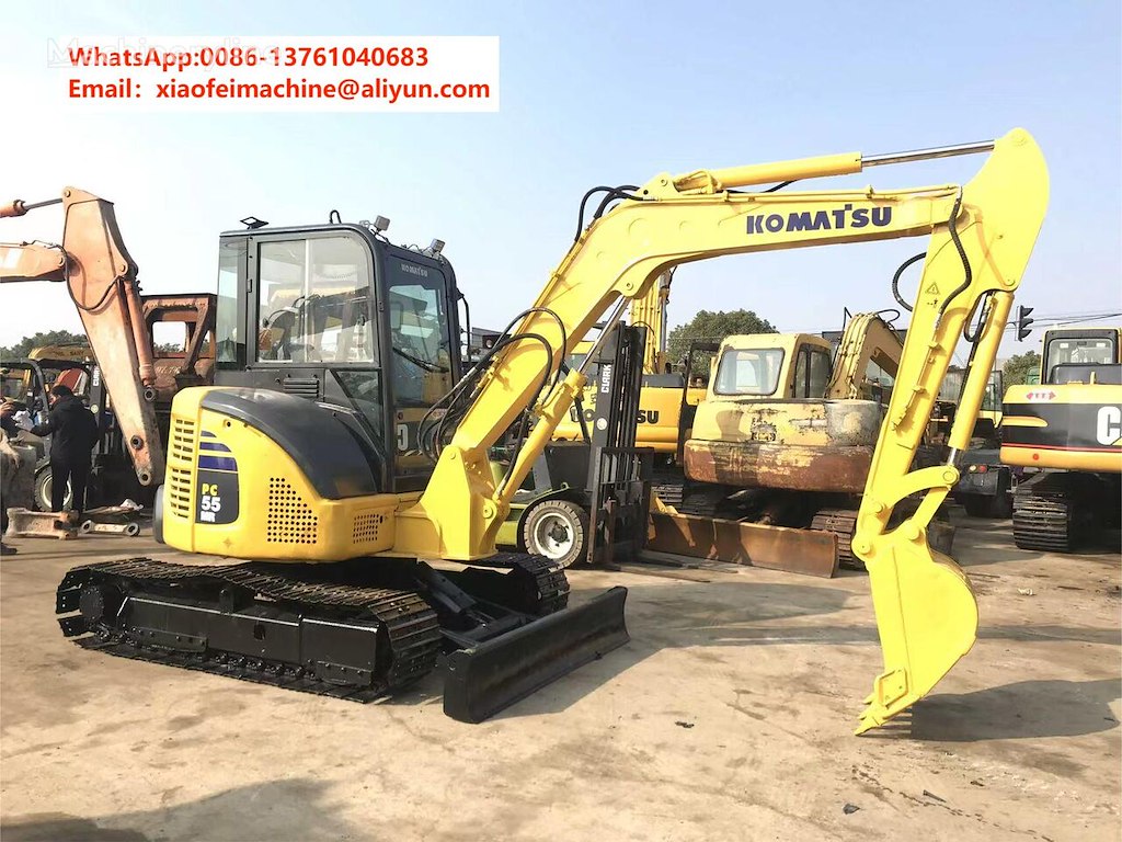 Komatsu PC55MR mini bager