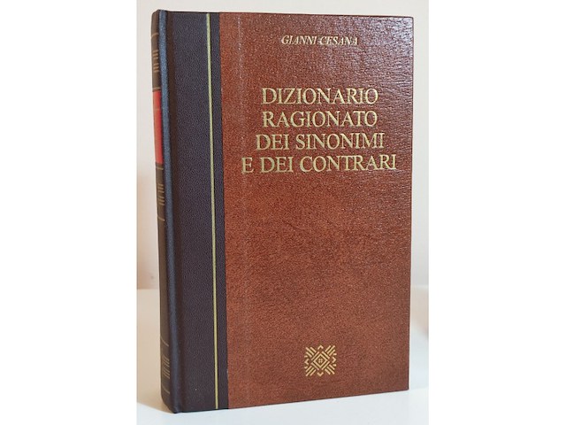 DIZIONARIO RAGIONATO DEI SINONIMI E DEI CONTRARI