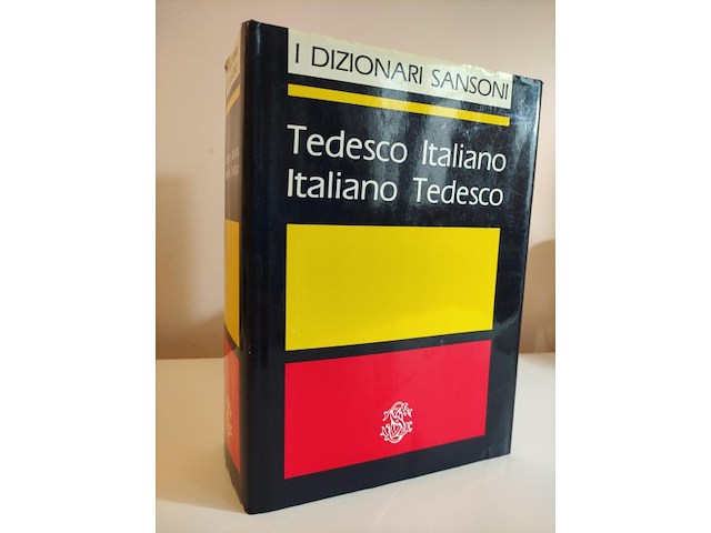 TEDESCO-ITALIANO ITALIANO-TEDESCO DIZIONARIO SANSONI