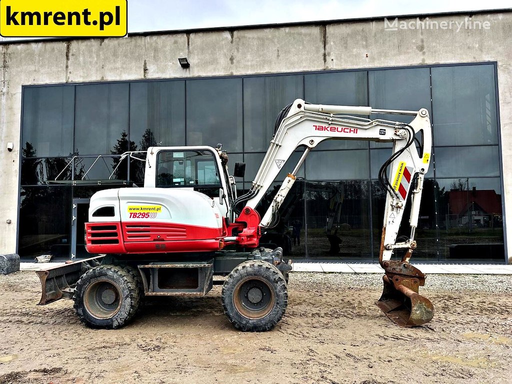 Takeuchi TB295 W KOPARKA KOŁOWA 2014R. | KOMATSU PW 98 110 TEREX 85 110 bager točkaš