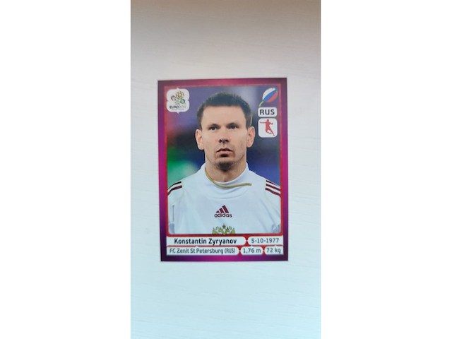 Panini EURO 2012 International sličica broj 125