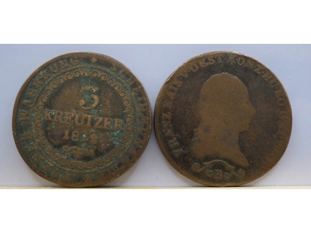 3 Krajcara 1812