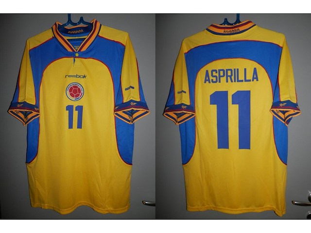 Kolumbija dres 2001 Faustino Asprilla 11 Colombia