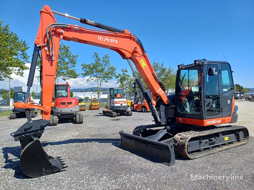 Kubota KX080-4 mini bager