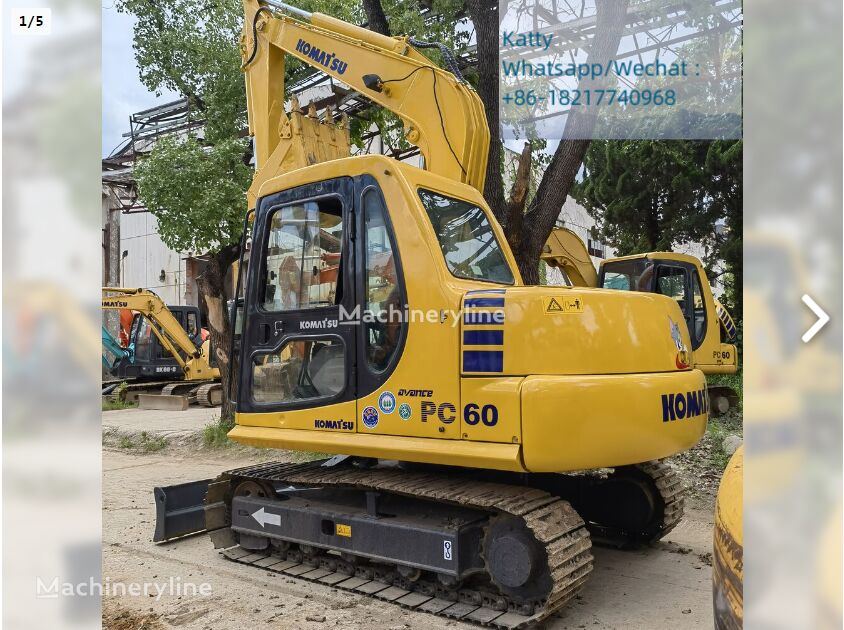 Komatsu PC60-7 mini bager