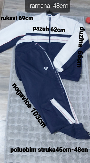 Sergio Tacchini trenerka XXL ORIGINAL NOVA