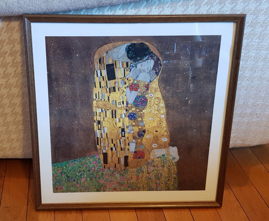 Gustav Klimt Kiss reproduk. iz Klimtovog muzeja