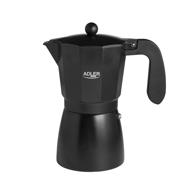 Adler Džezva za espresso kafu 9 šoljica 520ml crna AD4420