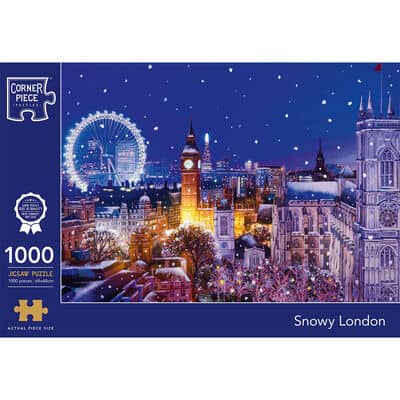 Snowy London 1000 Piece Jigsaw Puzzle