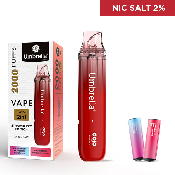 VAPE TWIST 2in1 2000 PUFFS Strawberry Edition 2%