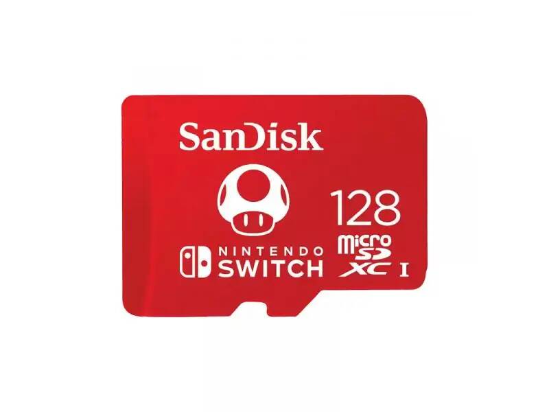 SANDISK MEMORIJSKA KARTICA MICROSDXC ZA NINTENDO SWITCH 128GB – SDSQXBO-128G-ANCZA