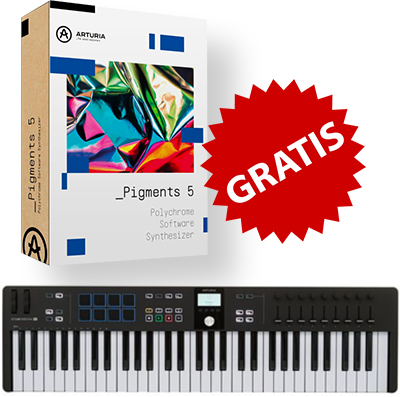 Arturia Keylab Essential 61 Mk3 Black | 61-key Keyboard Controller softver gratis