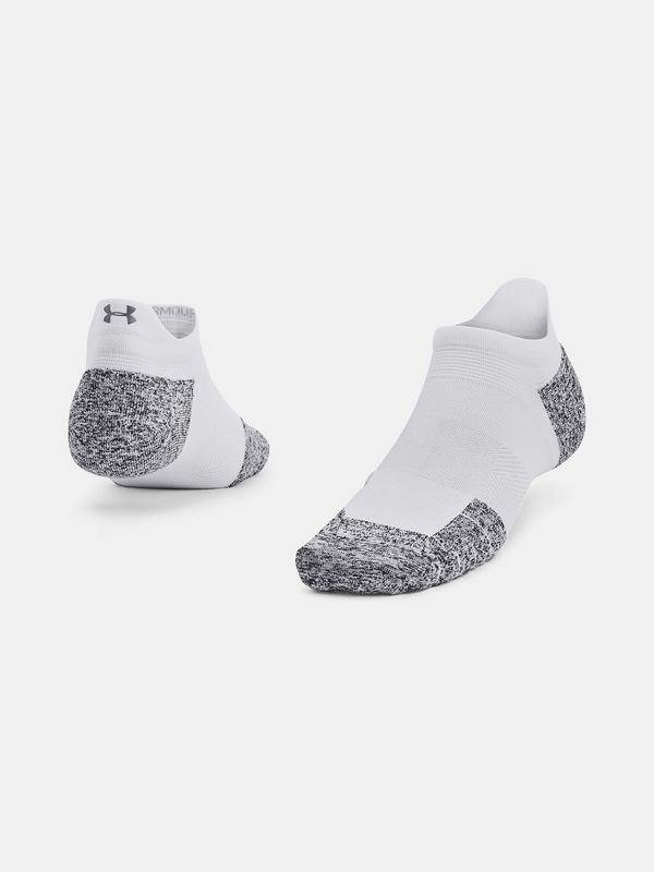 UNDER ARMOUR SOCKS UA AD RUN CUSHION 1PK NS TAB-WHT - UNISEX