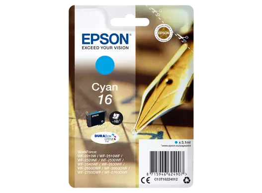 Epson DURABrite Ultra Pen & crossword (16) Individual Genuine Inks
