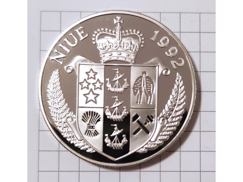 Srebrnjak unca NIUE 1992 10 dollars 1 oz