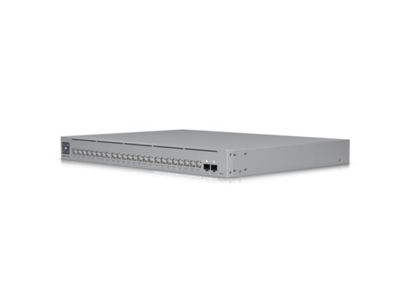 Ubiquiti 16-port, Layer 3 Etherlighting switch with 2.5 GbE, PoE++ output, and versatile mounting options, 4x 2.5 GbE PoE++ ports, 12x GbE PoE+ ports, 2x 10G SFP+ ports, 180W total PoE availabilit...