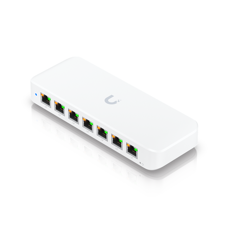 Ubiquiti USW-Ultra-60W Layer 2, 8-port GbE PoE switch: 7x GbE PoE+ output ports, GbE port with optional PoE++ input,USW-ULTRA-60W